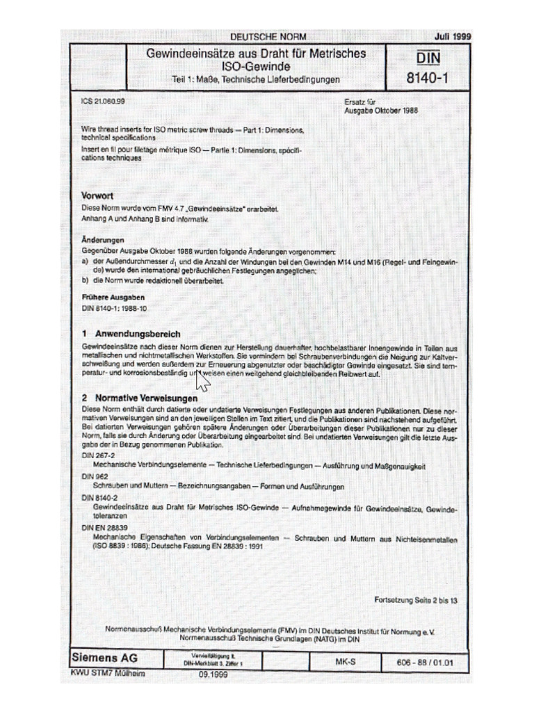 Din 8140-1 | PDF
