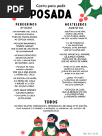 VERSOS PARA PEDIR POSADA Acordes y Letra para Gu | PDF | María, madre ...