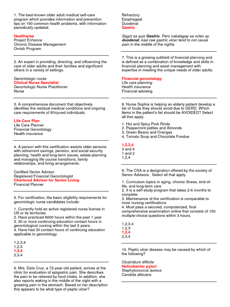 Long Quiz Finals | PDF