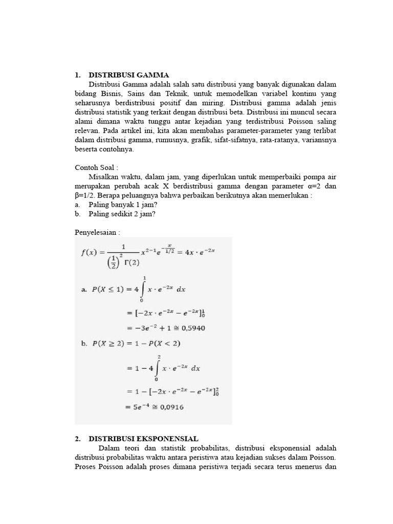 Statistika Distribusi | PDF