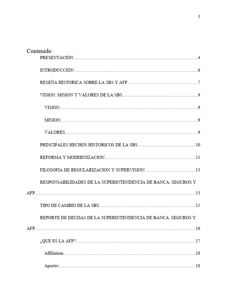 SBS y Afp | PDF | Seguro | Pensión