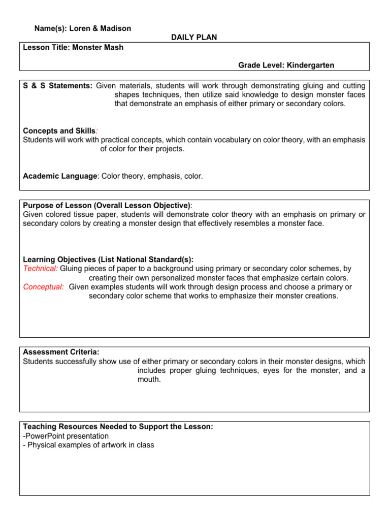 lesson day 5-final draft | PDF