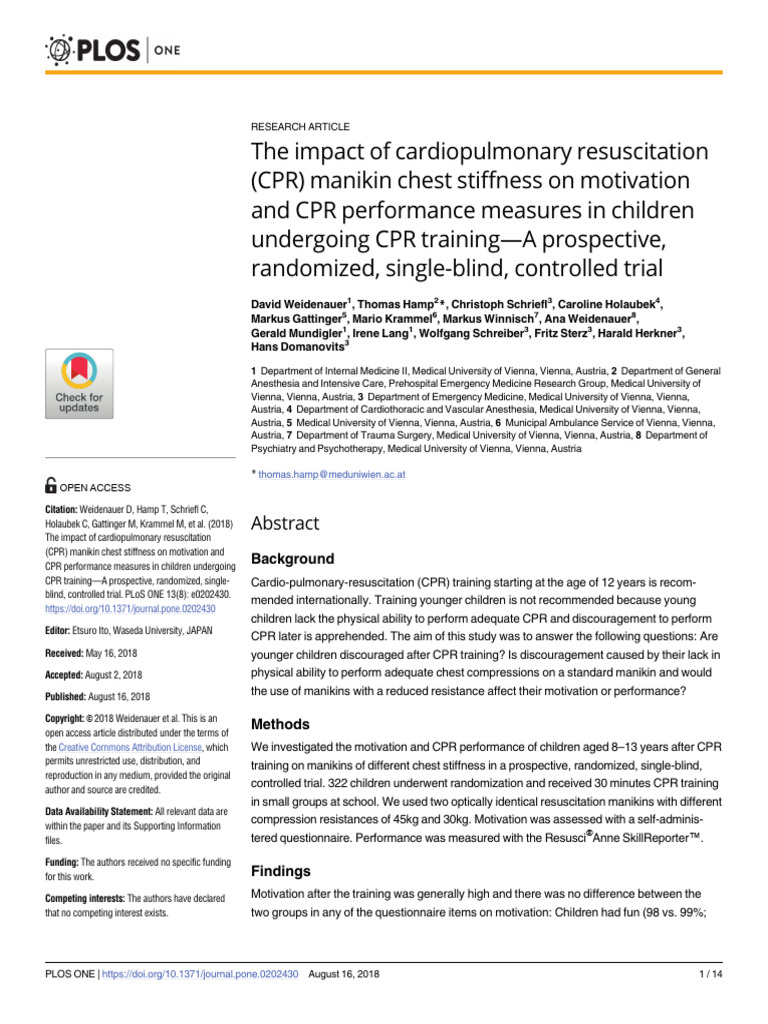 ScR 35 | PDF | Cardiopulmonary Resuscitation | Knowledge