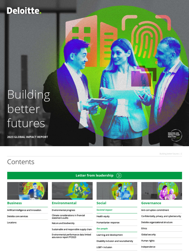 GX About Deloitte Global Report Full Version | PDF