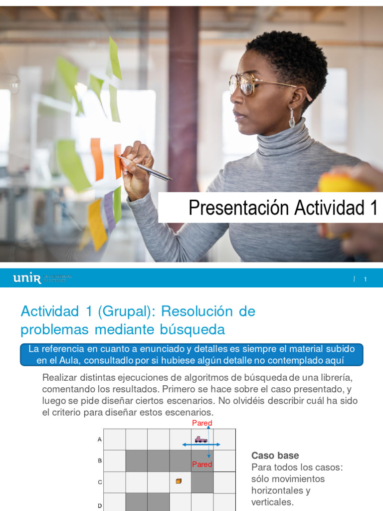 MUIA Razonamiento y Planificacion Presentación Actividad 1 | PDF | Algoritmos | Python (lenguaje ...