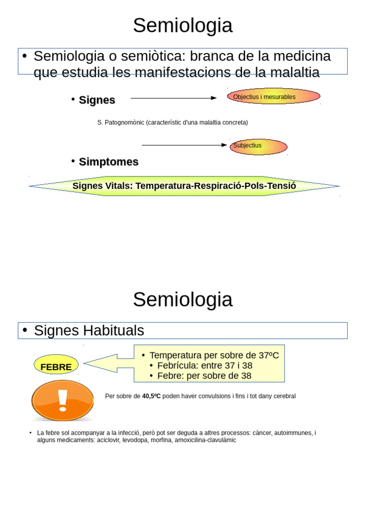 Semiologia: Semiologia o Semiòtica: Branca de La Medicina Que Estudia ...