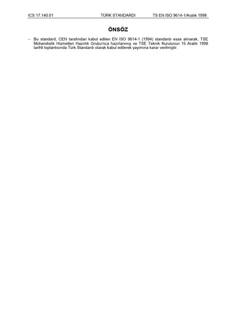 TS en Iso 9614-1 | PDF