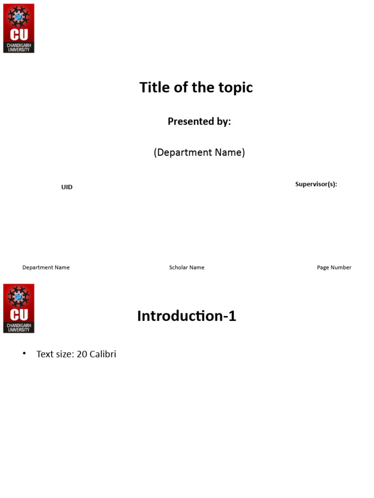 Official UIPS, CU Thesis Format | PDF
