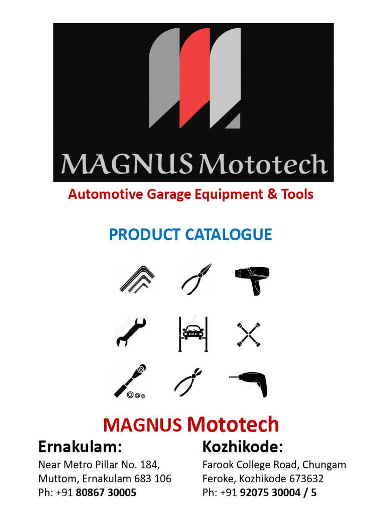 Magnus Product Catalogue Aug 2023 | PDF | Drill | Engines