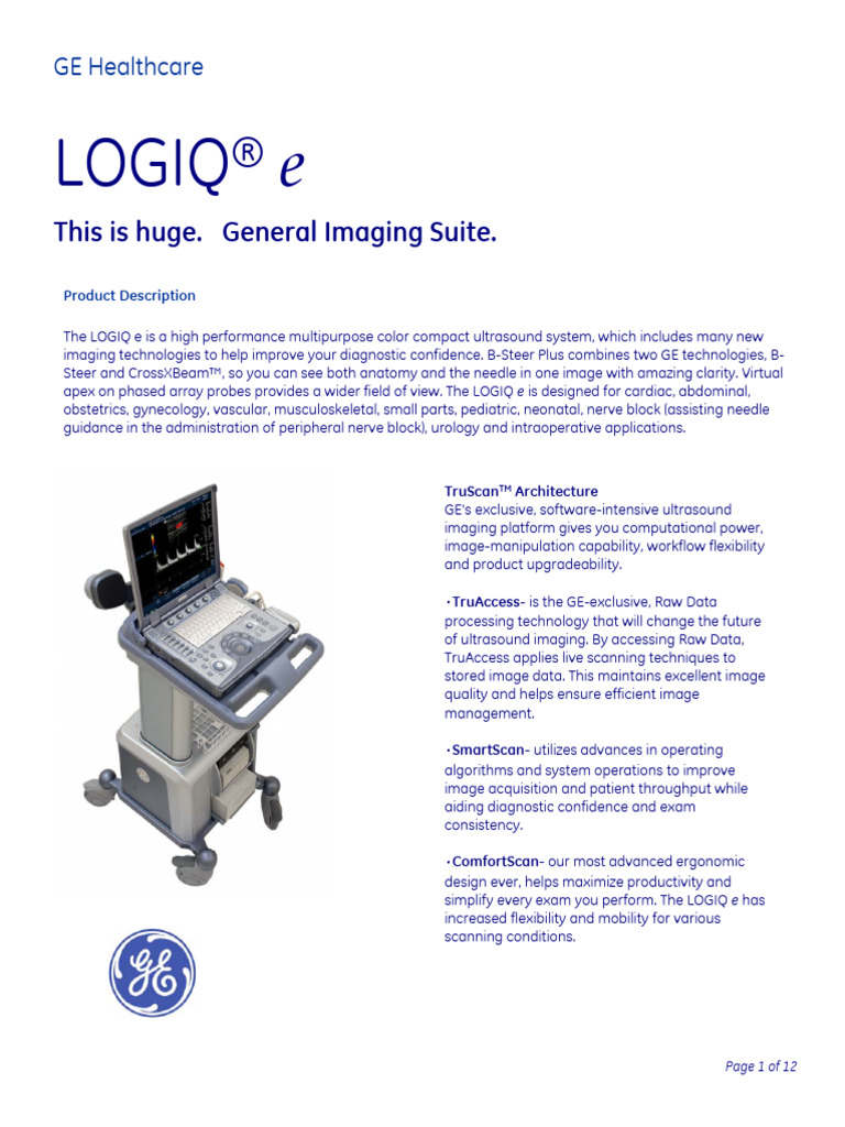 Logiq e | PDF | Ventricle (Heart) | Heart Valve
