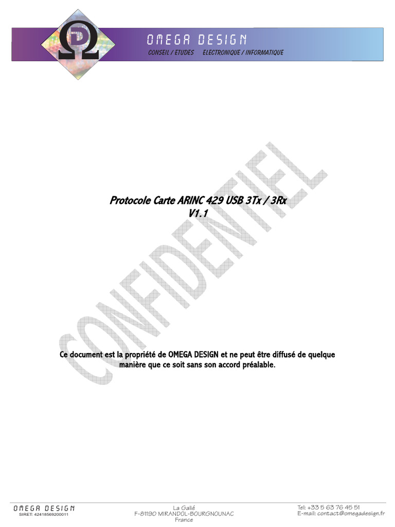 Protocole A429-USB | PDF