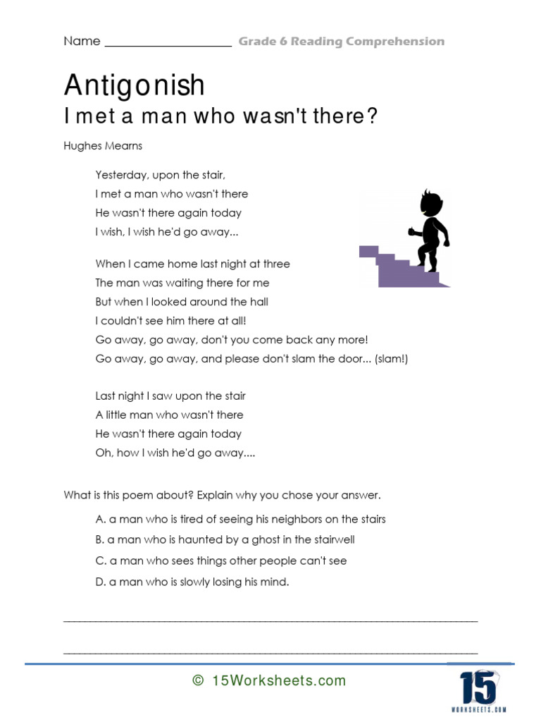 Antigonish: I Met A Man Who Wasn't There? | PDF | Poetry