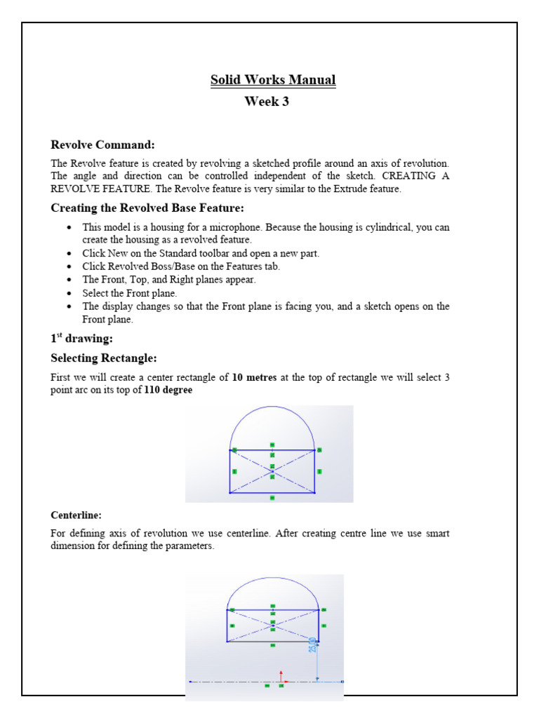 Revolve Cut Command In Solid Works Pdf