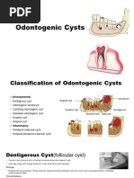 Cyst Classification | PDF | Epithelium | Dentistry Branches
