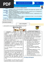 Estructura y partes de una biografía | PDF | Biografía | Narrativa