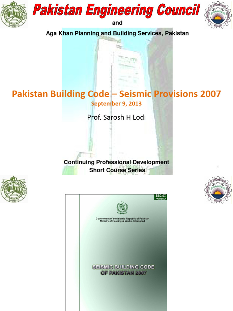 B Pakistan Building Code Pakistan Engineering Council | PDF