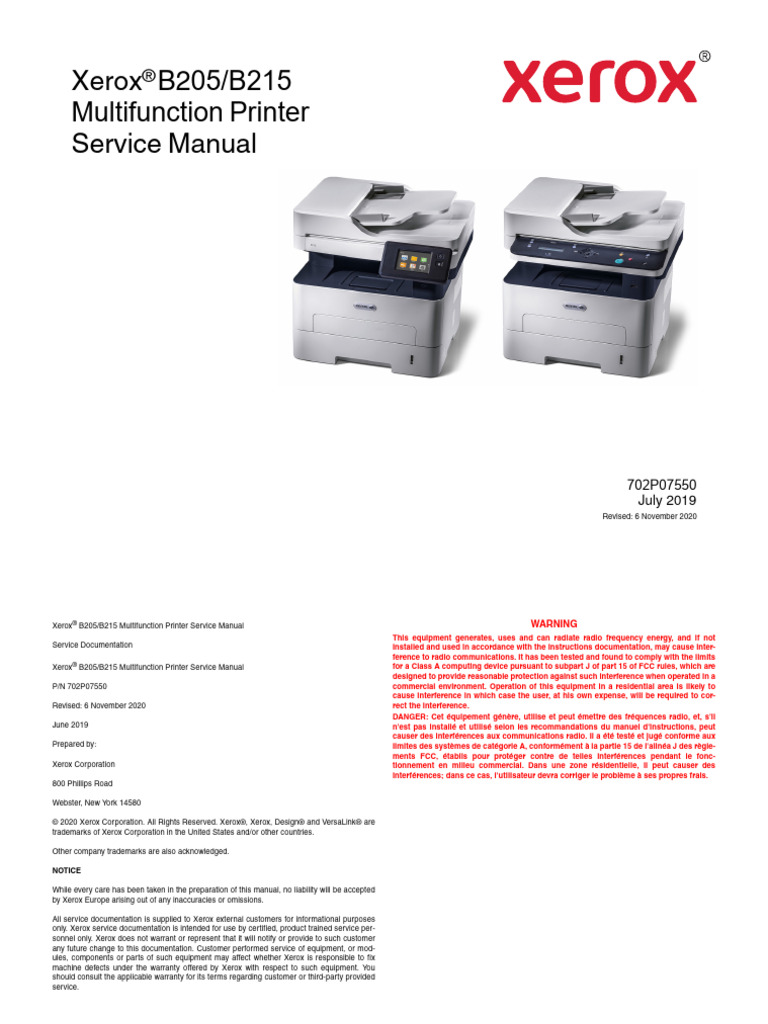 B215 B205 Service Manual | PDF | Electrostatic Discharge | Printed ...
