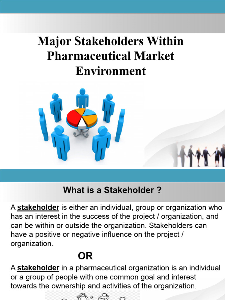 Key Stakeholders in Pharma Market | PDF | Medical Prescription ...