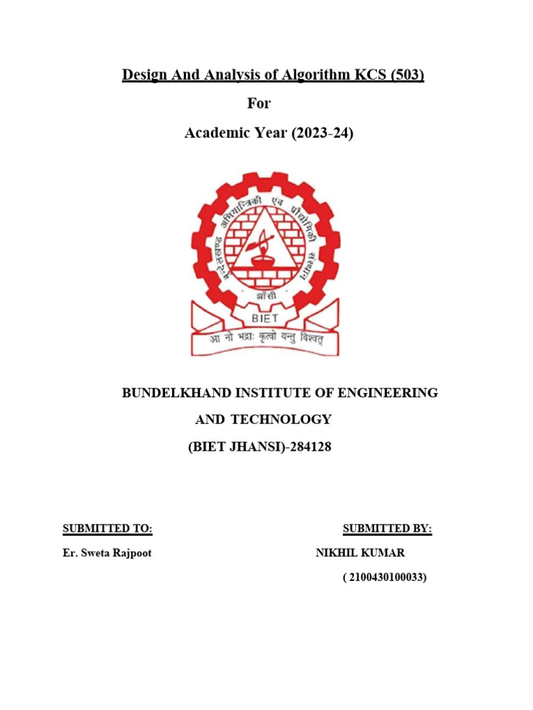 Daa Lab Pdf Namespace Computing