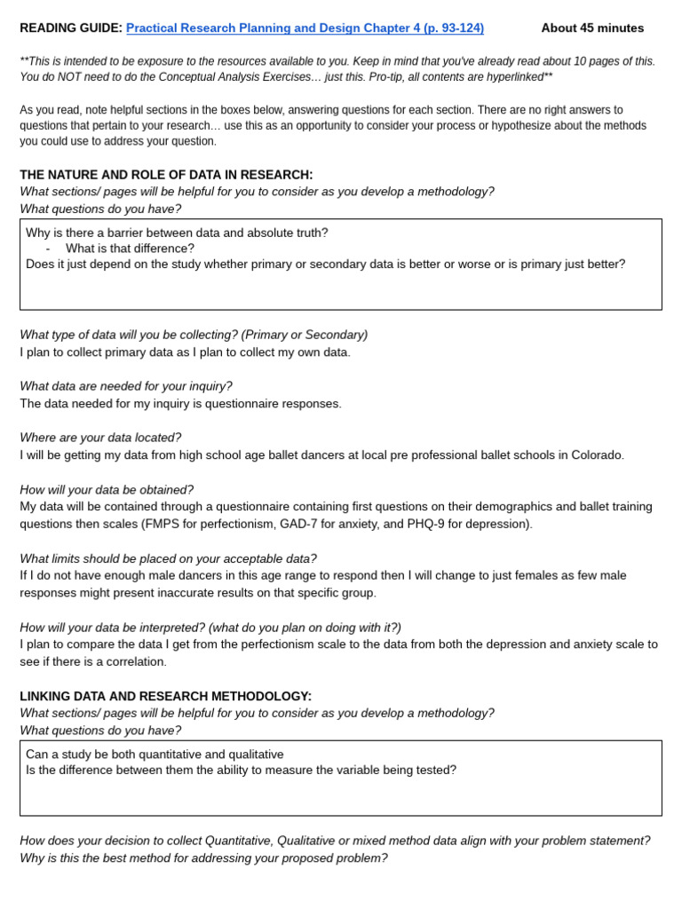 peyton roark - reading practical research planning and design chapter 4 p | PDF | Validity ...