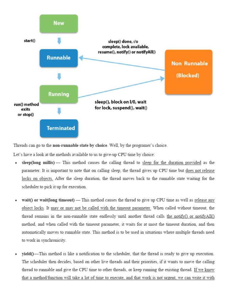 19thmay Thread Notes Pdf Thread Computing Scheduling Computing