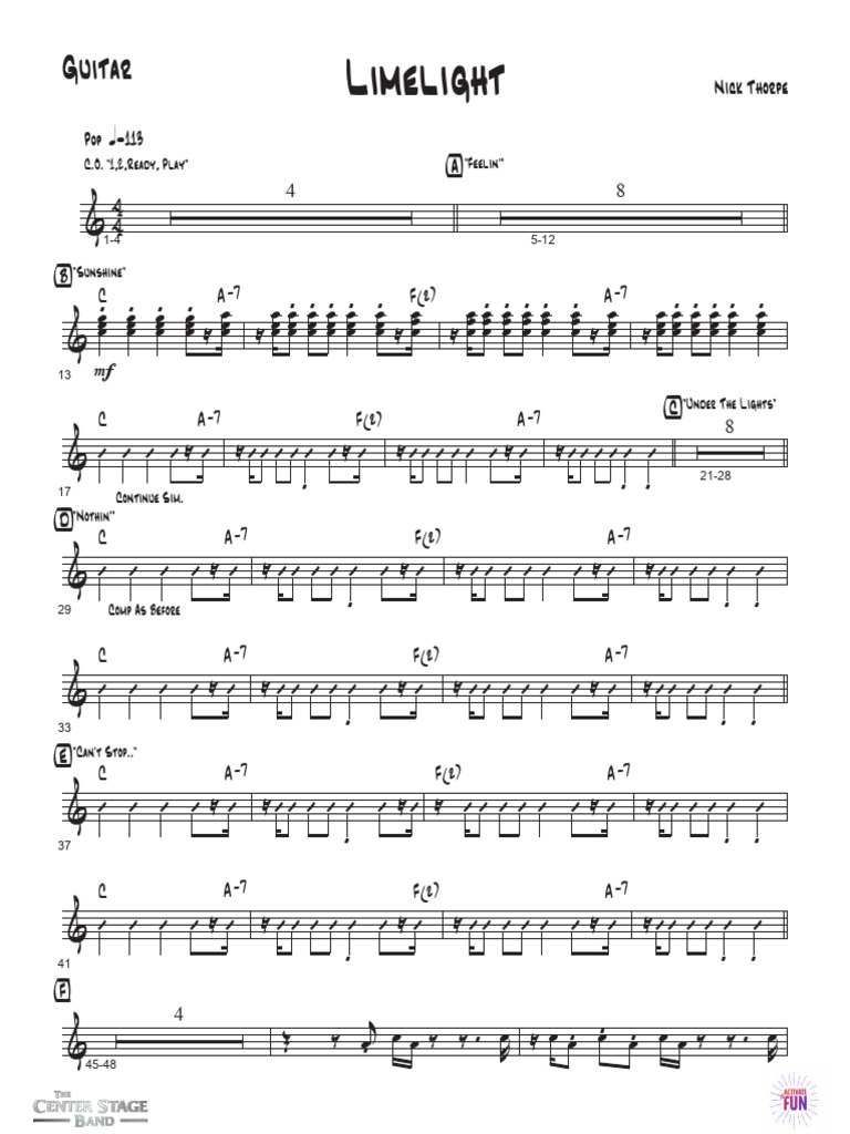 ATF 1 Limelight Guitar | PDF