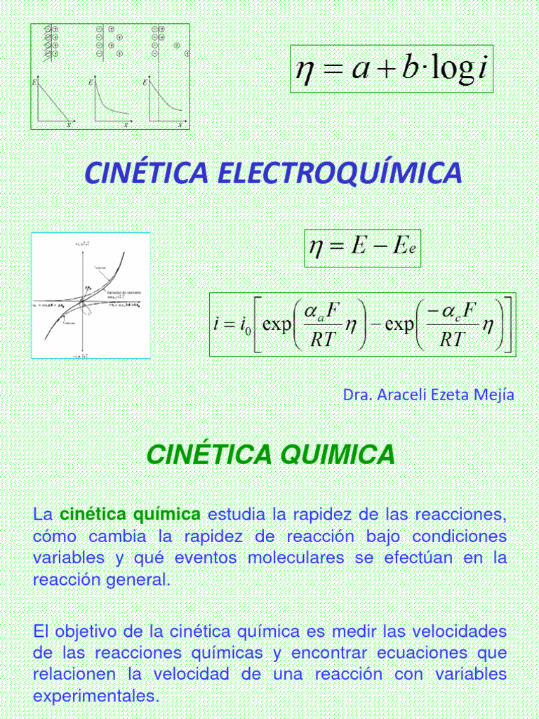 Cinética Electroquimica 1 | PDF