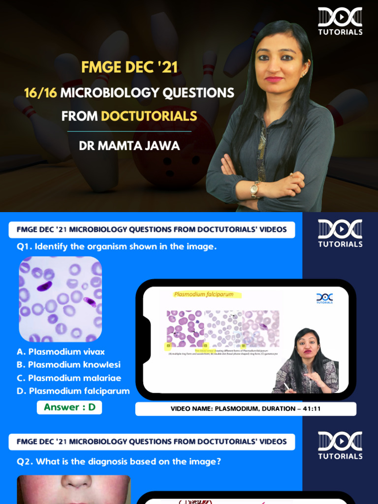 FMGE DEC '21 Microbiology | PDF | Medical Specialties | Epidemiology