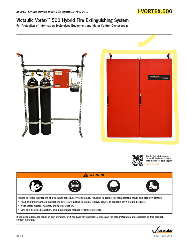 6965 Vortex 500 DIOM Rev B | PDF