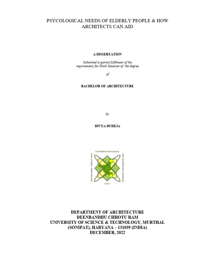 Dissertation Stage 2 (Divya Dudeja) | PDF