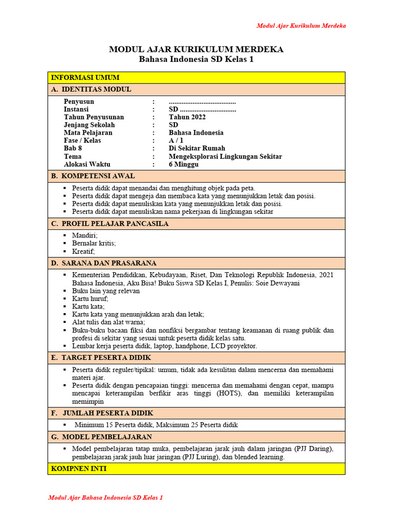 8. Modul Ajar BAB 8 | PDF