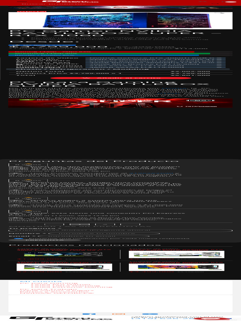 PC Gamer Nvidia Battlebox Super - RTX 4060 - Gtech Systems | PDF | Arquitectura de Computadores ...