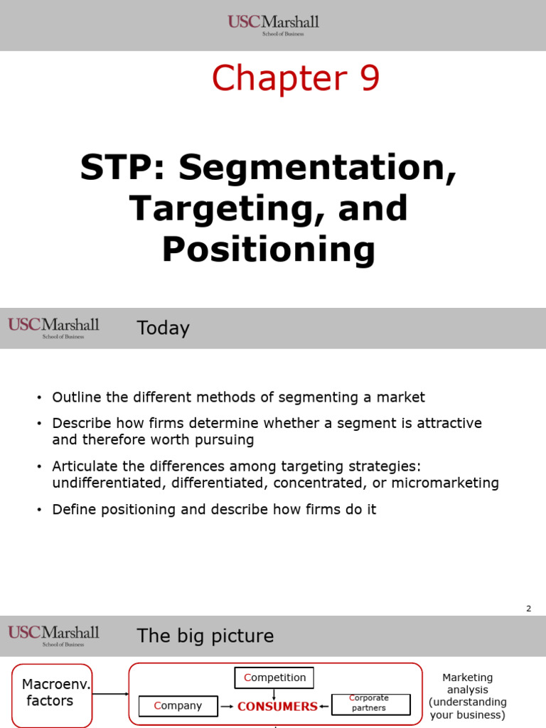 STP: Segmentation, Targeting, and Positioning | PDF | Market ...