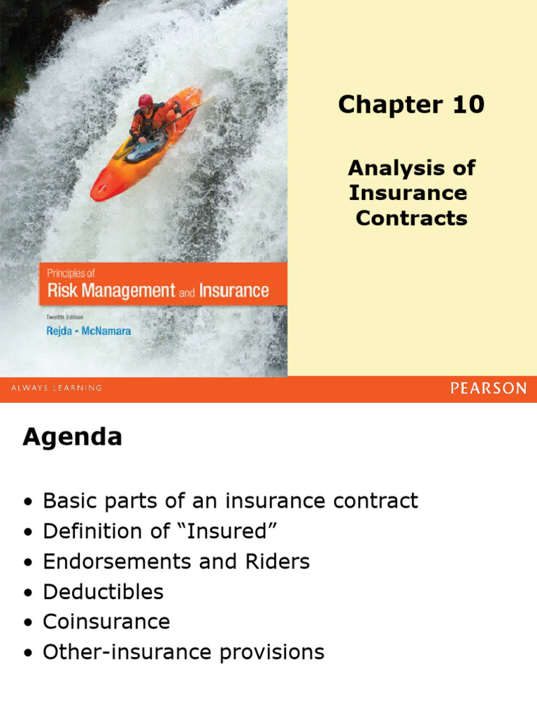 LN10 Rejda99500X 12 Principles LN10 | PDF