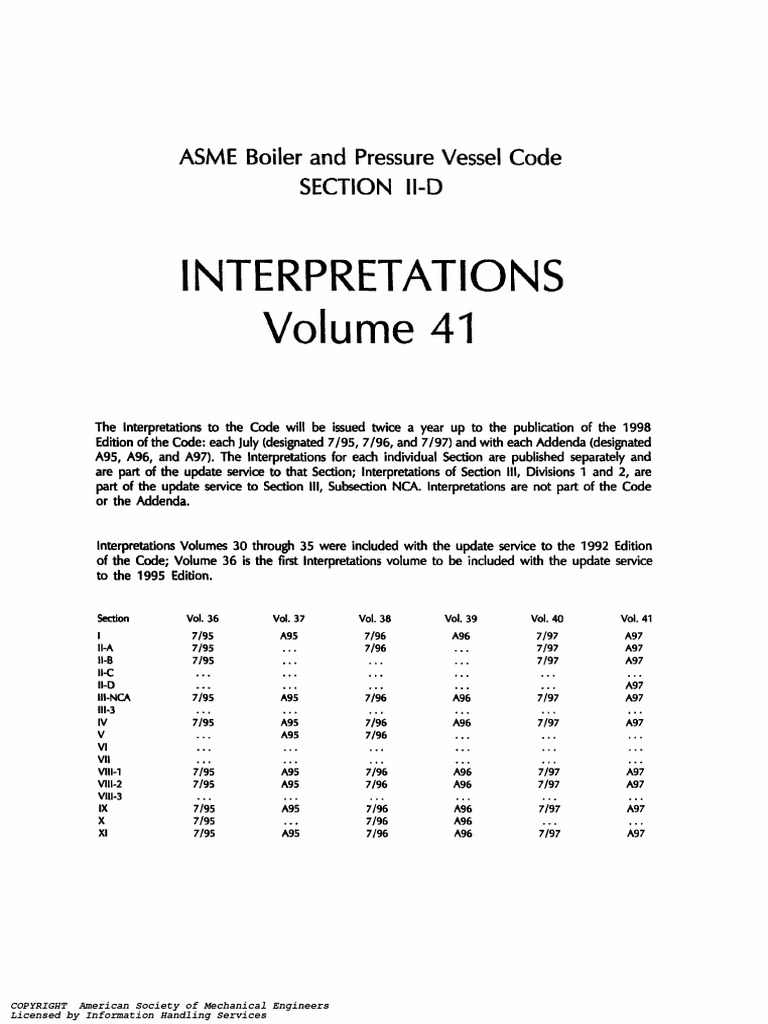 ASME II D 2 Foreword | PDF
