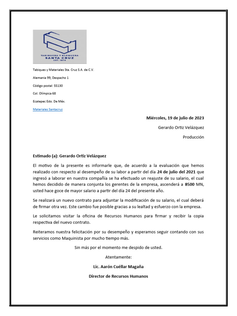 Cuellar Cartas Combinadas | PDF