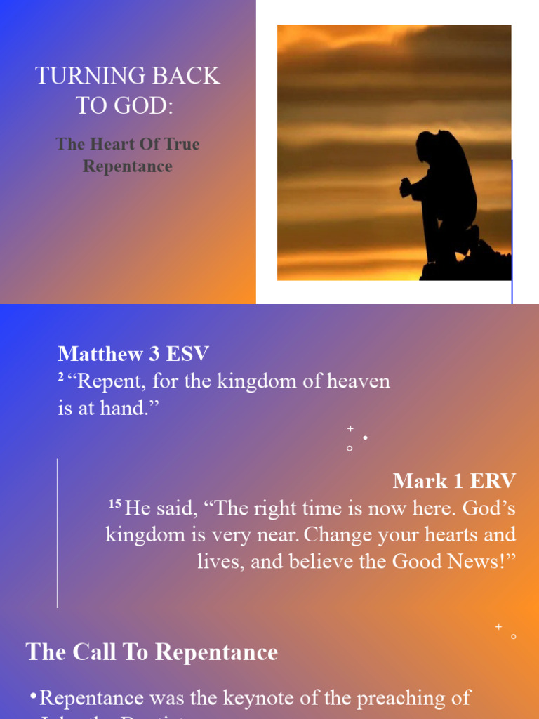 True Repentance | PDF