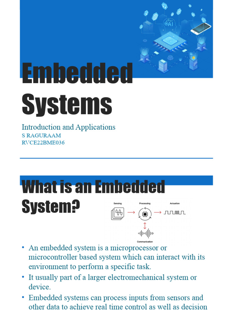 Embedded Systems Assignment 1 | PDF | Microcontroller | Embedded System