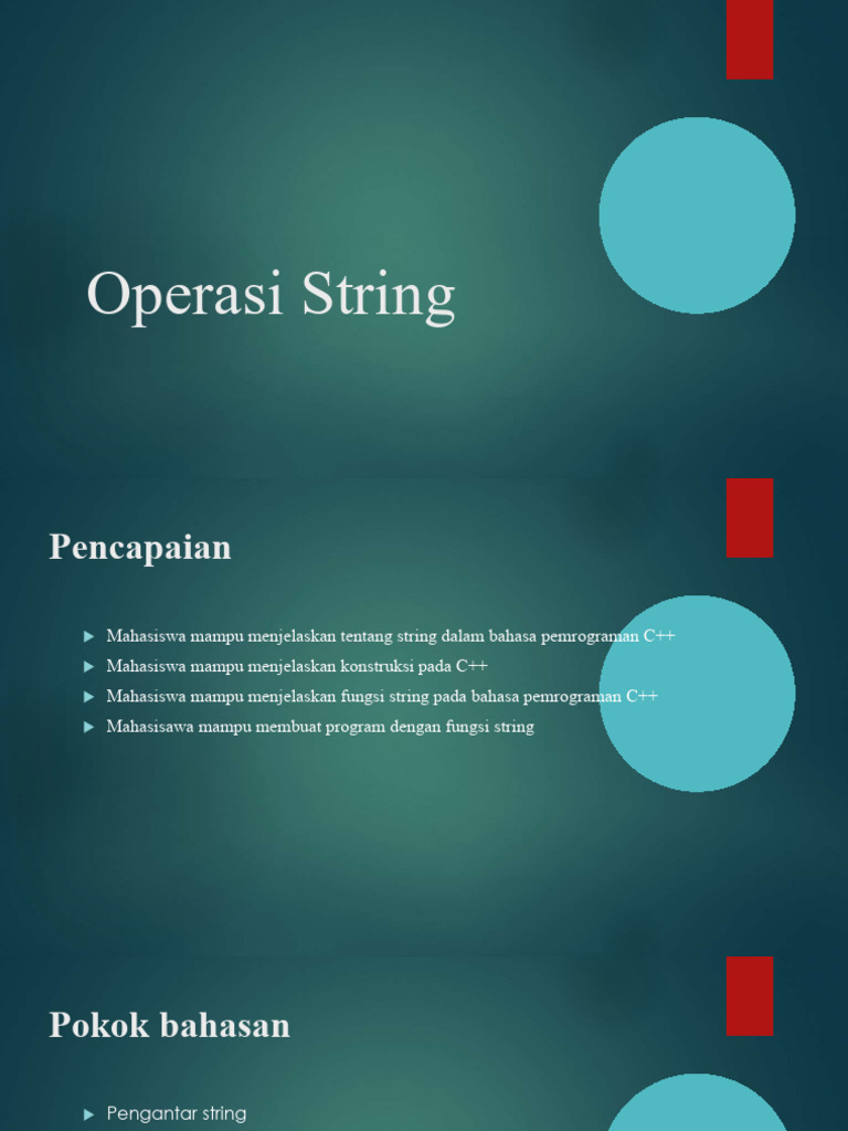 Operasi String 2 | PDF | Komputer