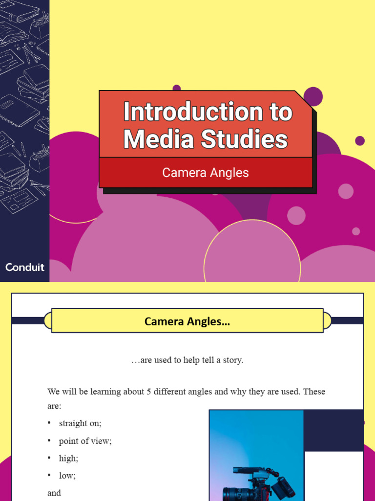Cfe e 1663943807 Introduction To Media Studies Camera Angles - Ver - 1 ...