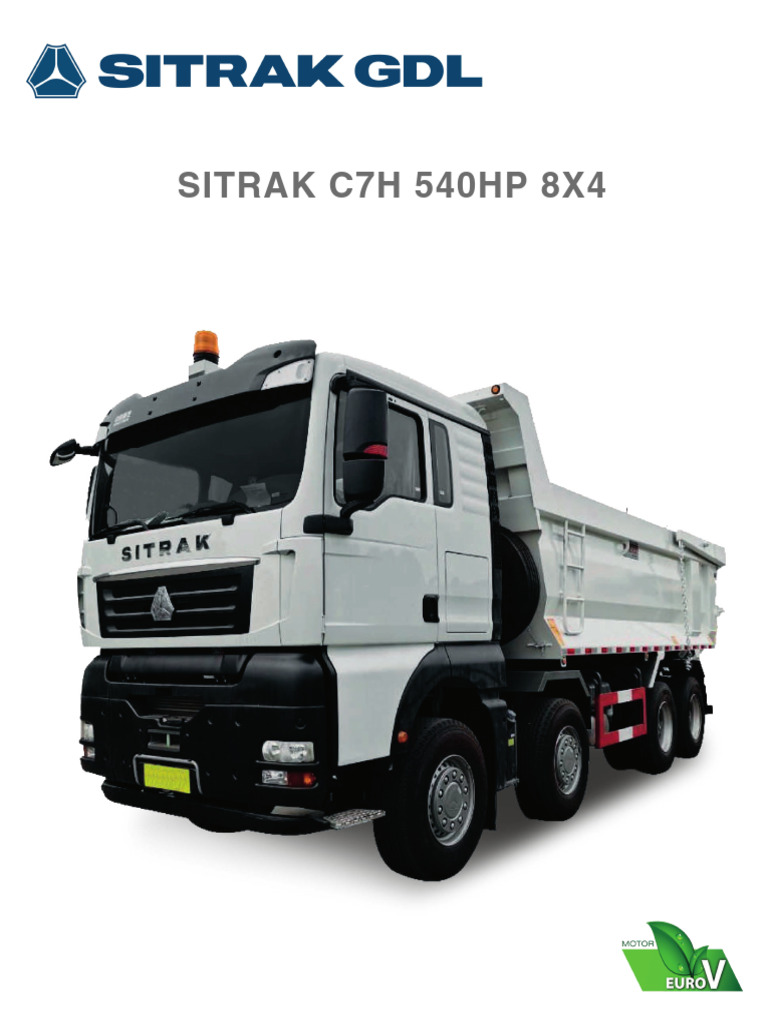 Sitrak C7H 540 HP 8X4 40T Fer PDF | PDF