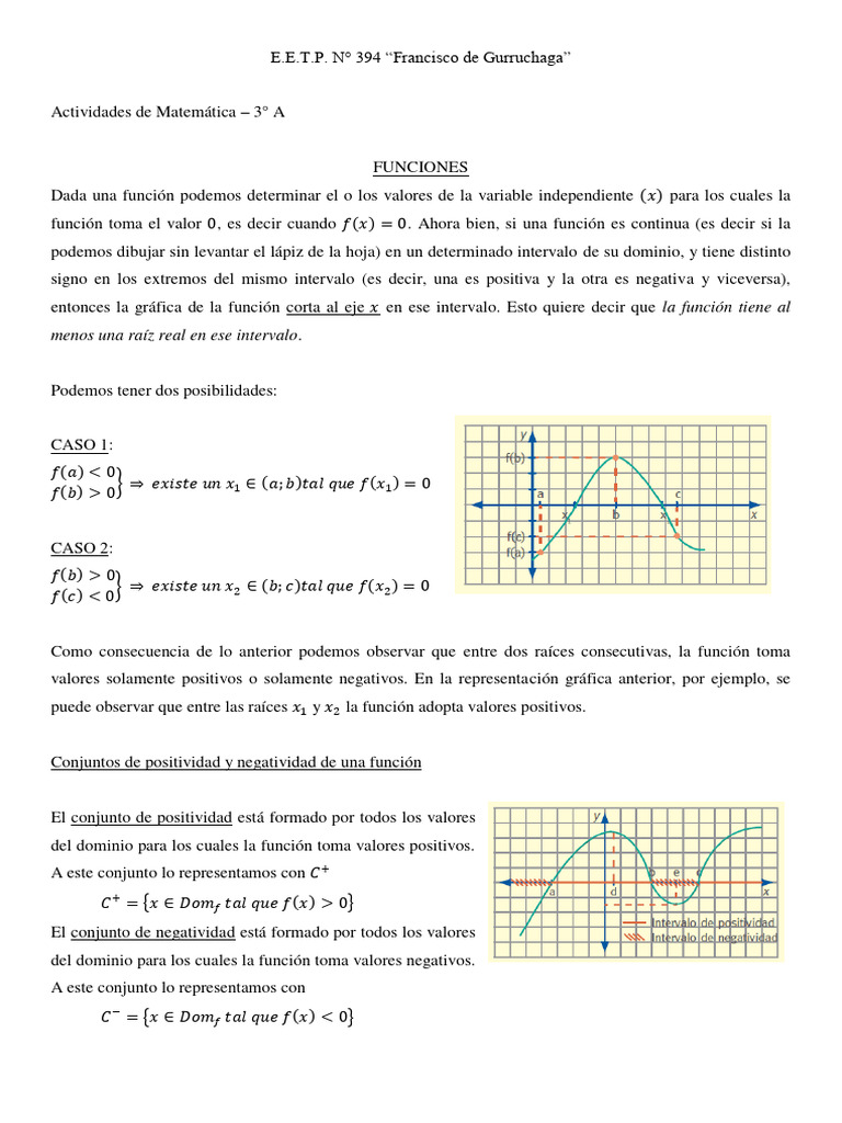 Funciones y sus Propiedades Matemáticas | PDF | Función (Matemáticas) | Variable (Matemáticas)