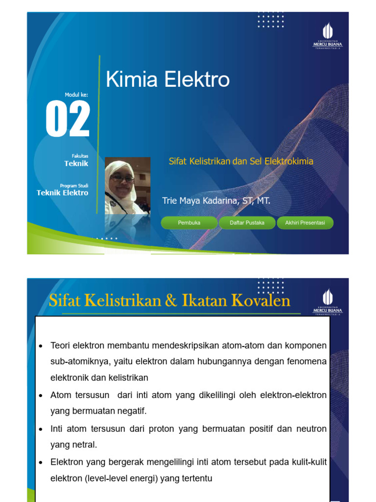Modul 2 Kimia Elektro | PDF