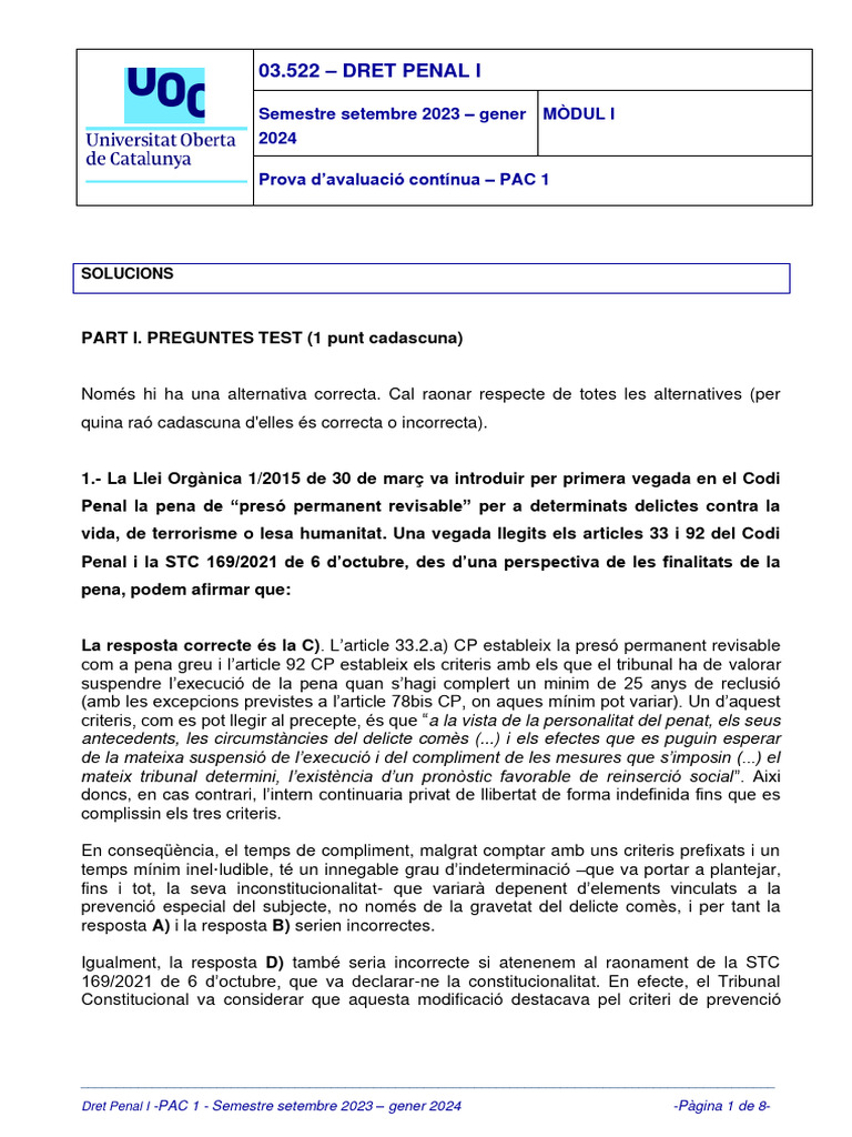 Pac1 23241 Solucions | PDF