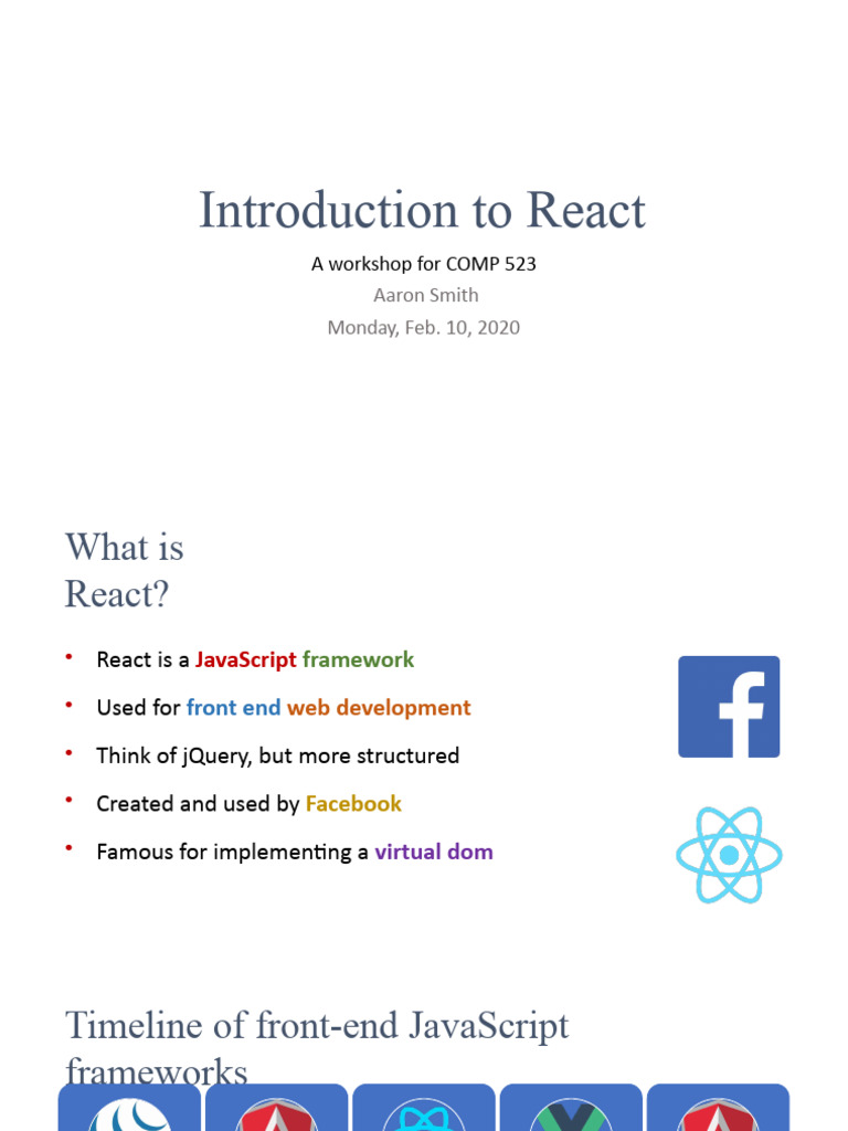 React Slides - PPX | PDF