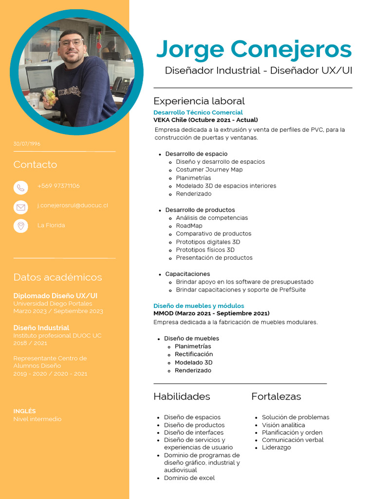 CV JC | PDF | Diseño | Informática