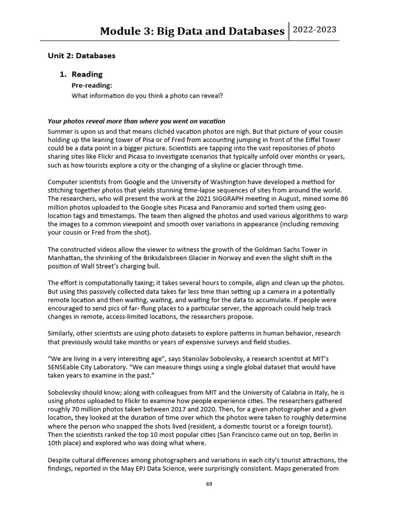 Module 3_Unit 2 | PDF | Databases | Sql