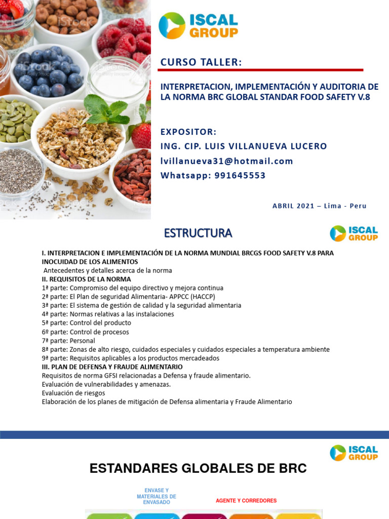 Curso Taller:: Interpretacion, Implementación Y Auditoria de La Norma ...