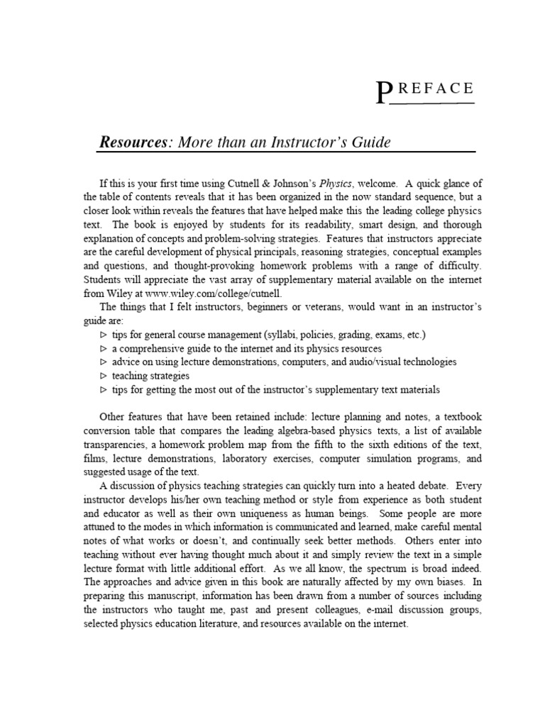 Instructors Resource Guide - All Chapters | PDF