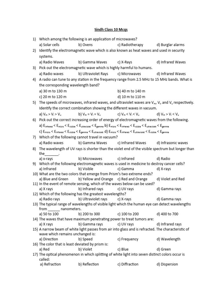 Physics Class 10 | PDF